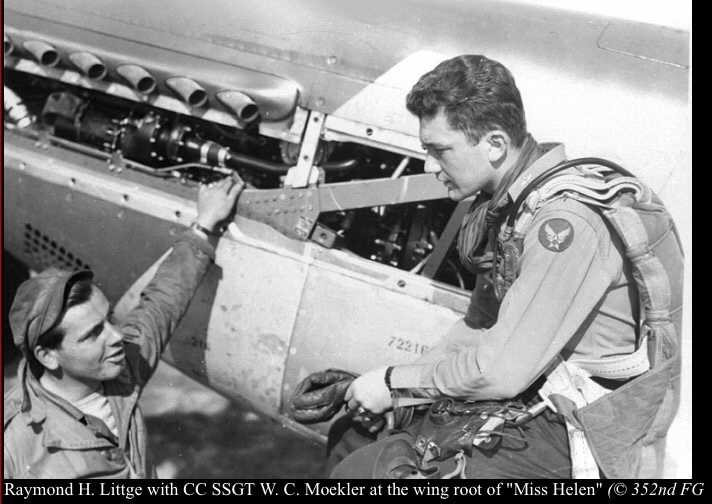 Ray Littge with Miss Helen