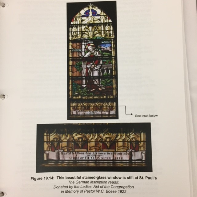 Boese Stained Glass Window