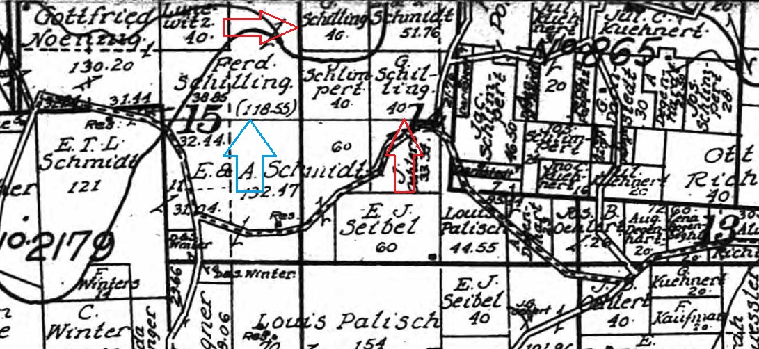 Schilling land map 1915