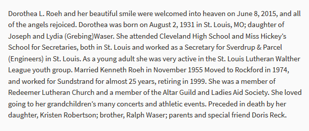 Perry County Waser Women