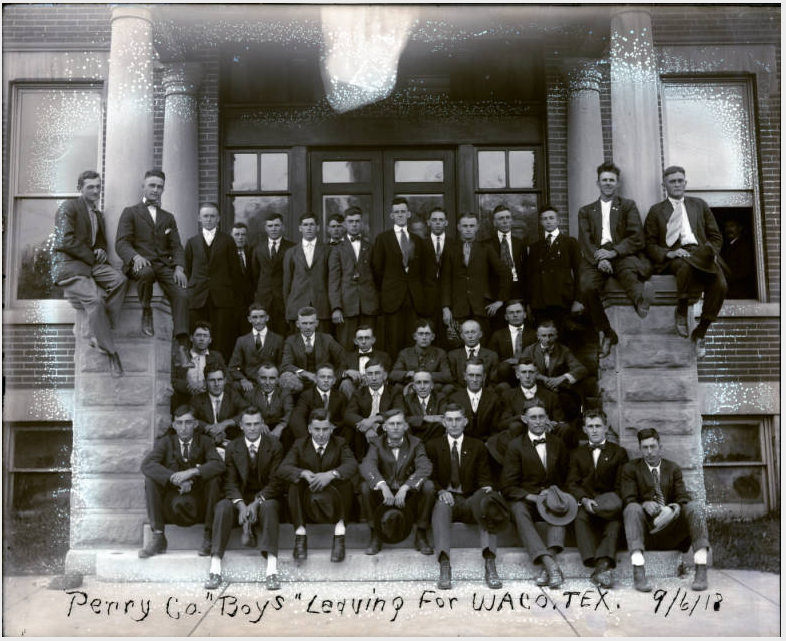 WWI soldiers Perry County Waco TX