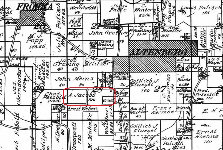 A Jacob land map – 1915