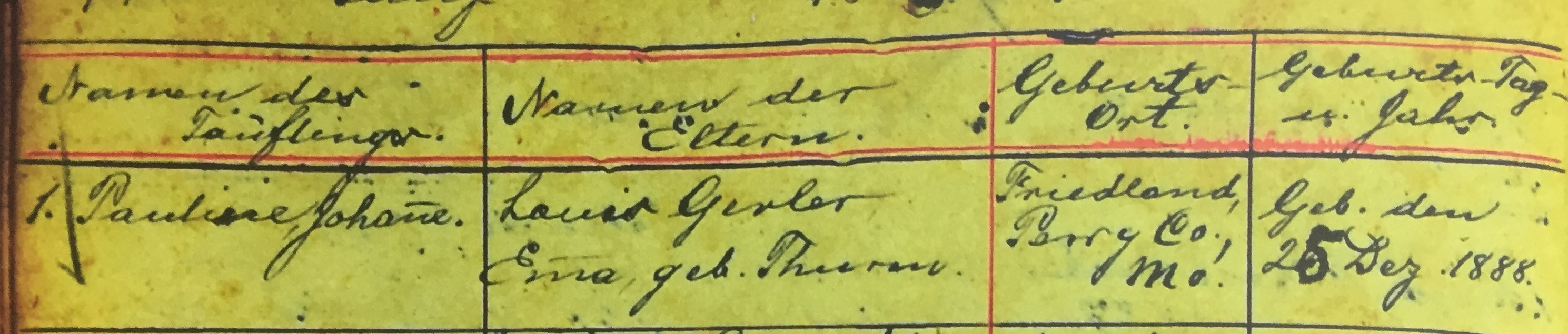 Theodore and Pauline