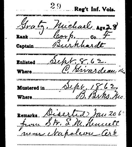 michael-gratz-civil-war-military-record