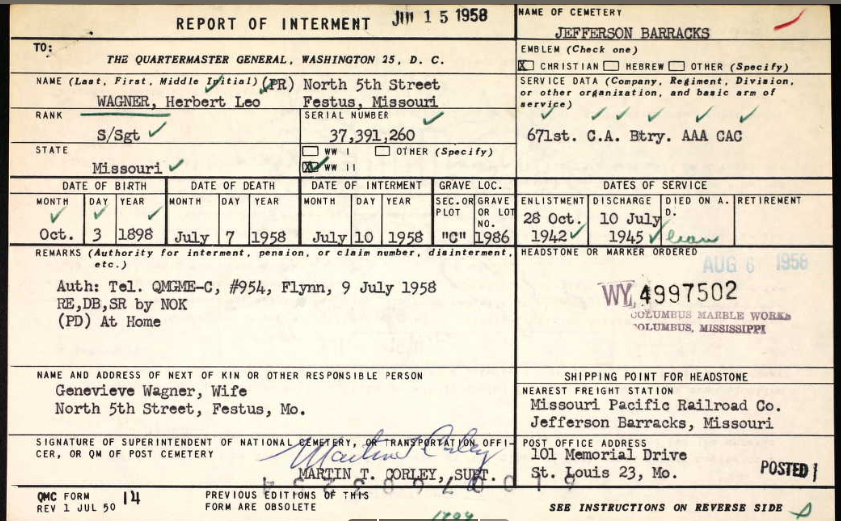 herbert-wagner-cemetery-interment-form