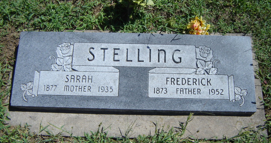 friedrich-and-sarah-stelling-gravestone-bethlehem-sylvan-grove-ks
