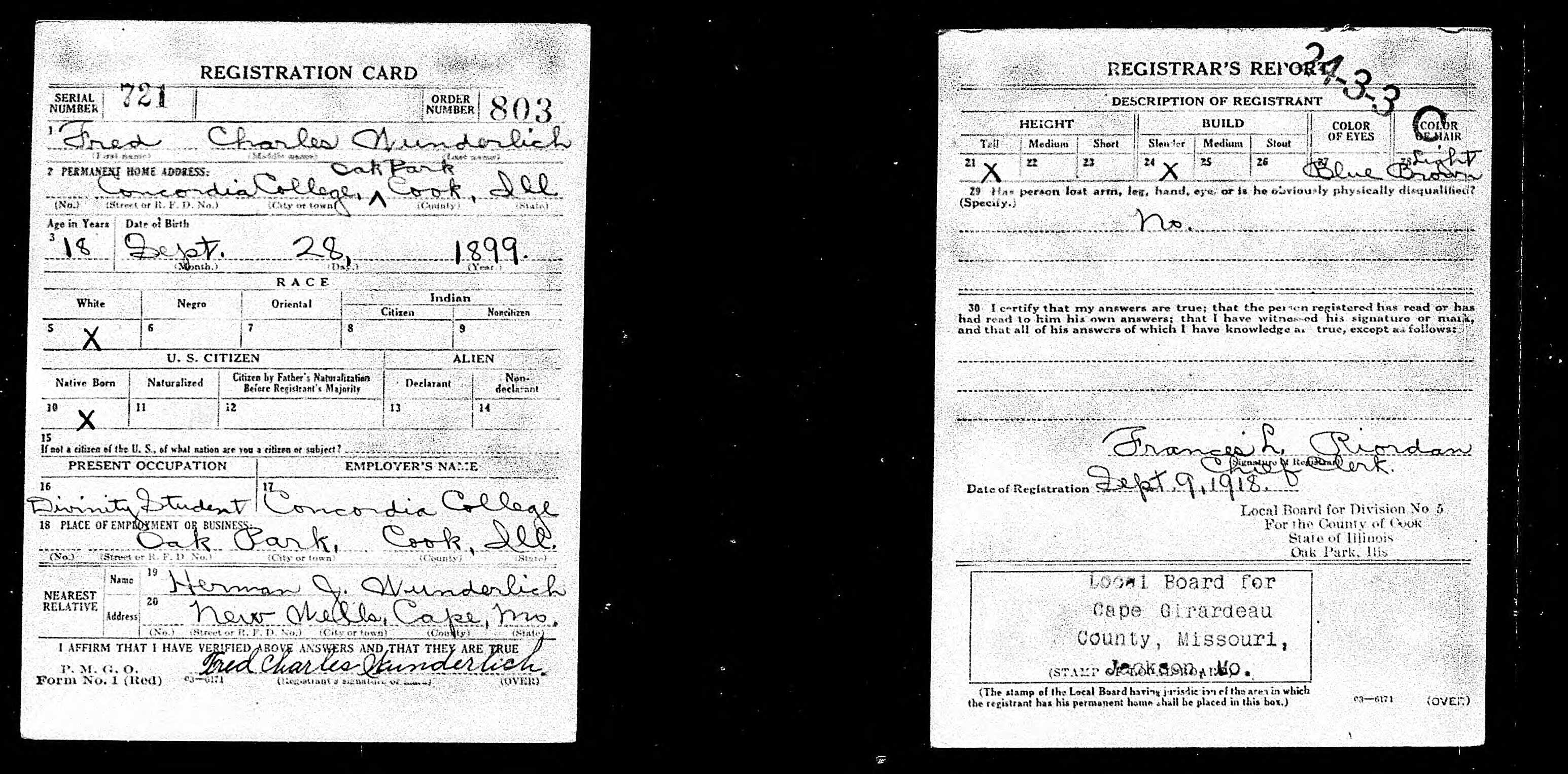 fred-wunderlich-wwi-draft-registration