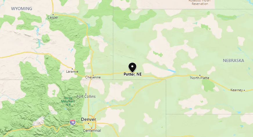 potter-nebraska-map