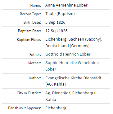anna-clementine-loeber-baptism-record-eichenberg-germany