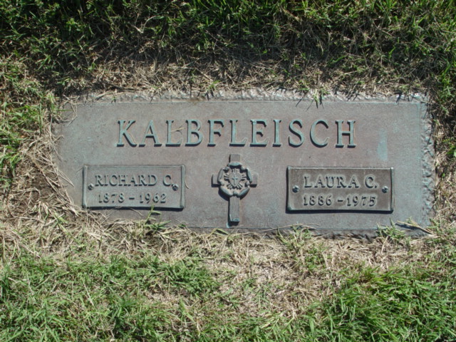 richard-and-laura-kalbfleisch-gravestone-floral-hills-kansas-city-mo