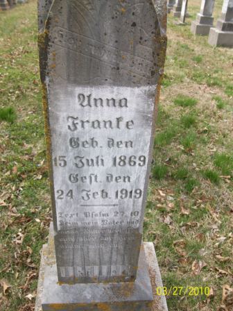 The Saga of Anna Franke