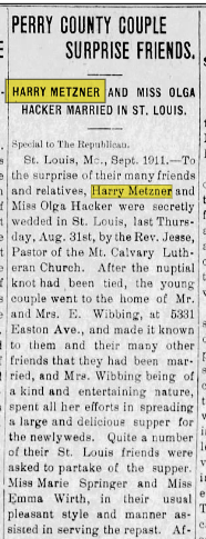 Olga and Harry – Metzner’s with Longtown Roots